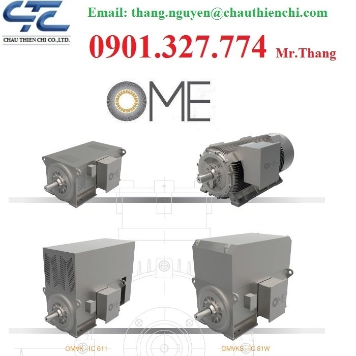 Động cơ – Motor OME Đại lý chính hãng Italy – Động cơ hộp số ROSSI Itlay